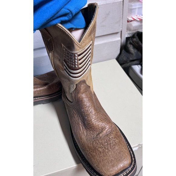 J.B. Dillon | Shoes | Jb Dillon Reserve Boots7 2b Square Toe American Flag Cowboy Boots | Poshmark